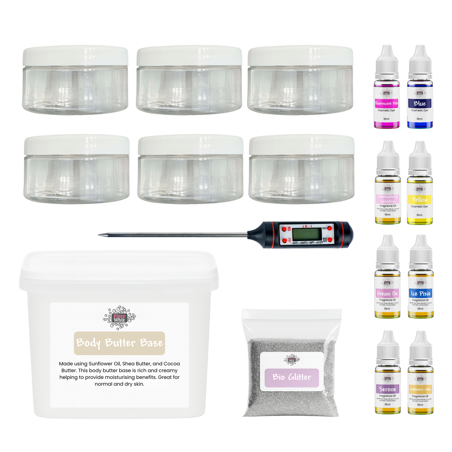 4 in 1 Liquid Soap Cosmetic Assessment (CPSR) Set 9 – Fruity – FizzyWhiz